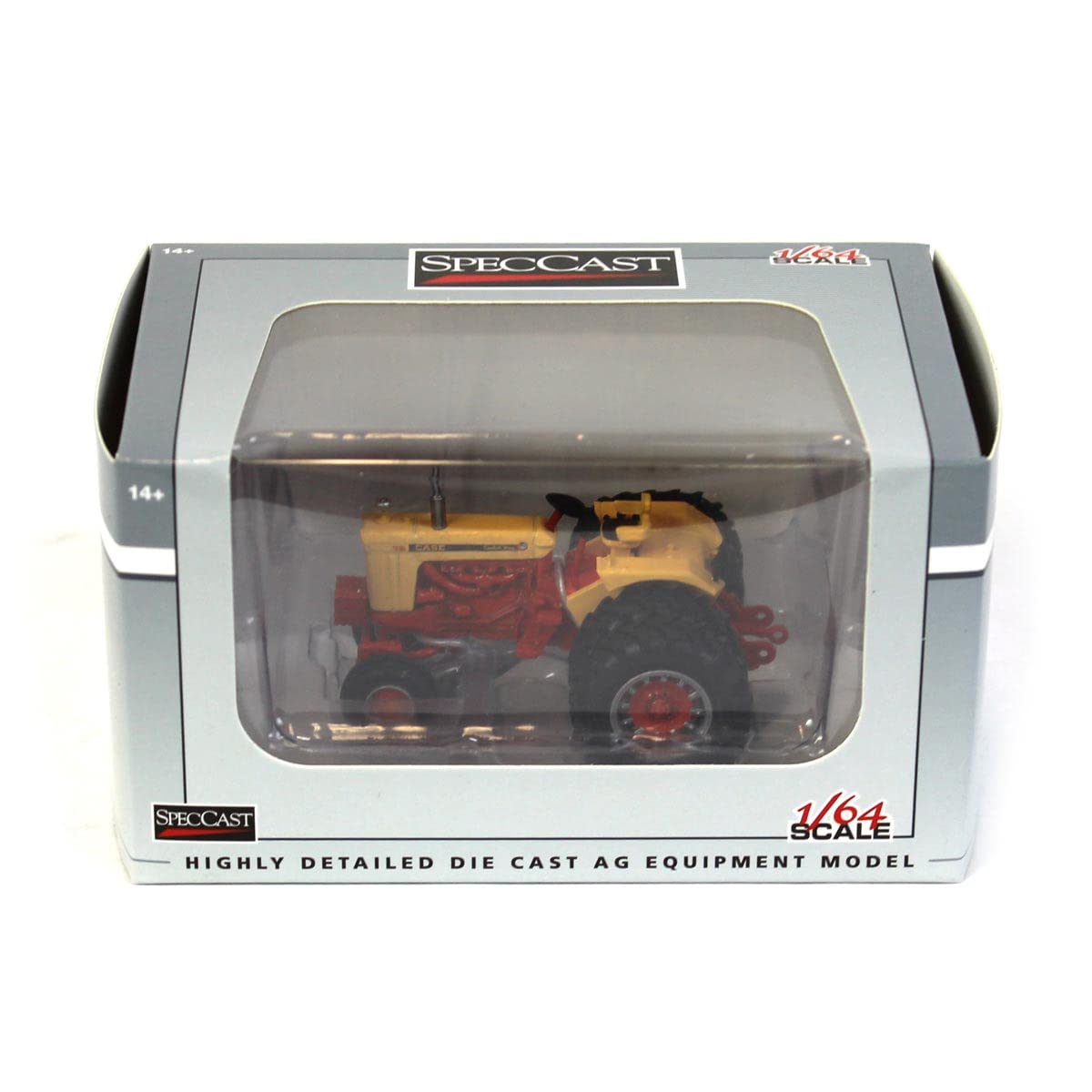Spec Cast Case 930 Wide Front Tractor Yellow and Orange 1/64 Diecast Model by SpecCast ZJD1916