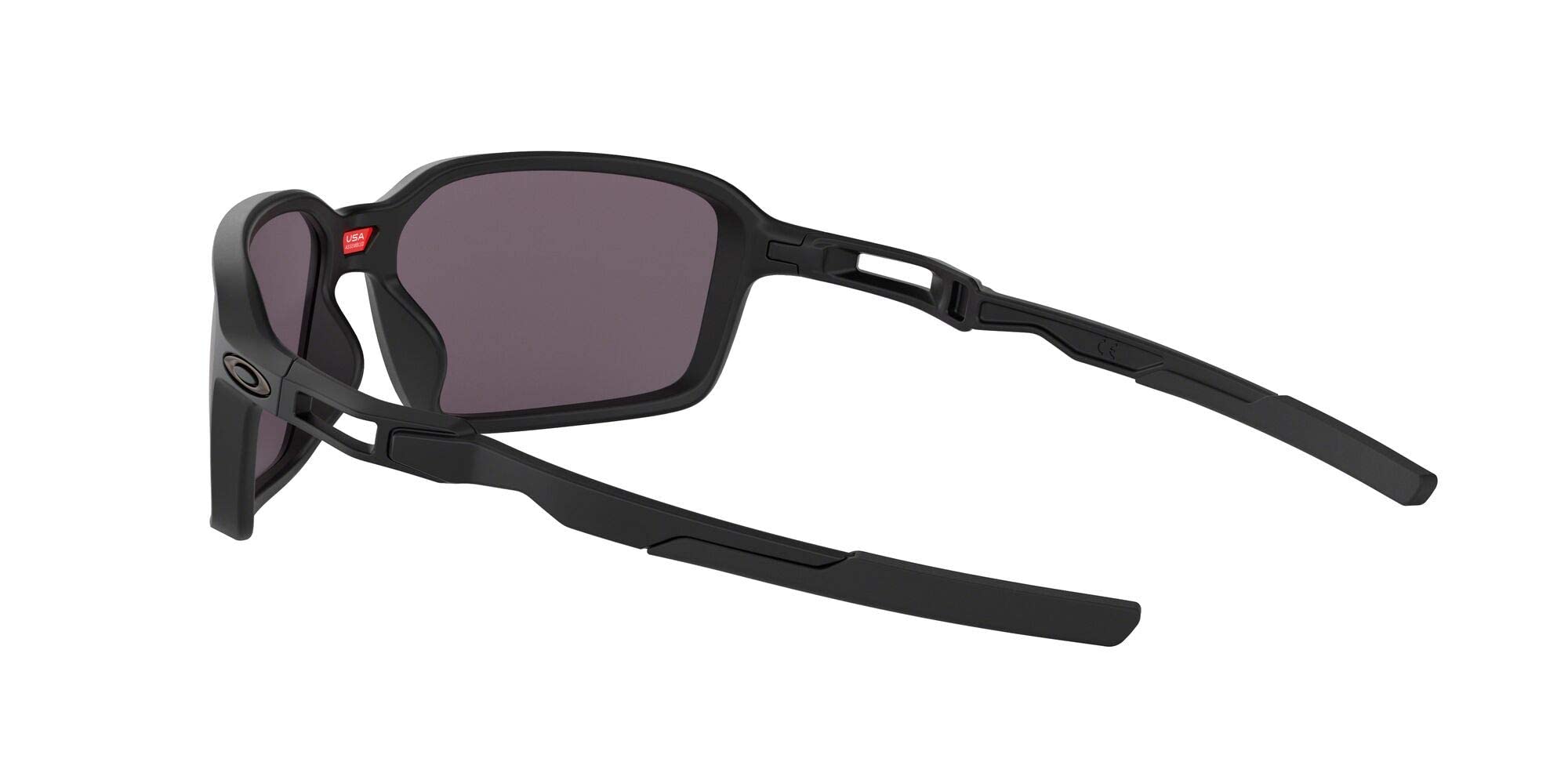 Oakley Men's Oo9429 Siphon Round Sunglasses, Crystal Black/Prizm Ruby Polarized, 64 mm
