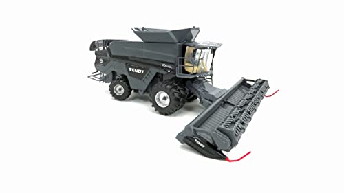 Spec Cast SpecCast Fendt Ideal 9 Combine Dual Wheels with Both Grain and Corn Heads SCT911 Gray