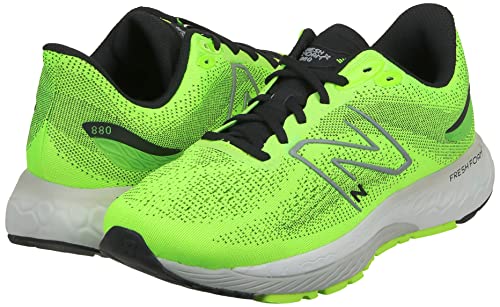New Balalnce Men's Fresh Foam 880 V12 Running Shoes, Pixel Green 12 (M)