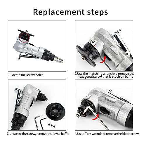 YKLP Mini Pneumatic Chamfering Machine, Portable Handheld 45 Degree Arc Air Beveling Machine with 1/4 Inch Air Inlet for Trimming and Deburring