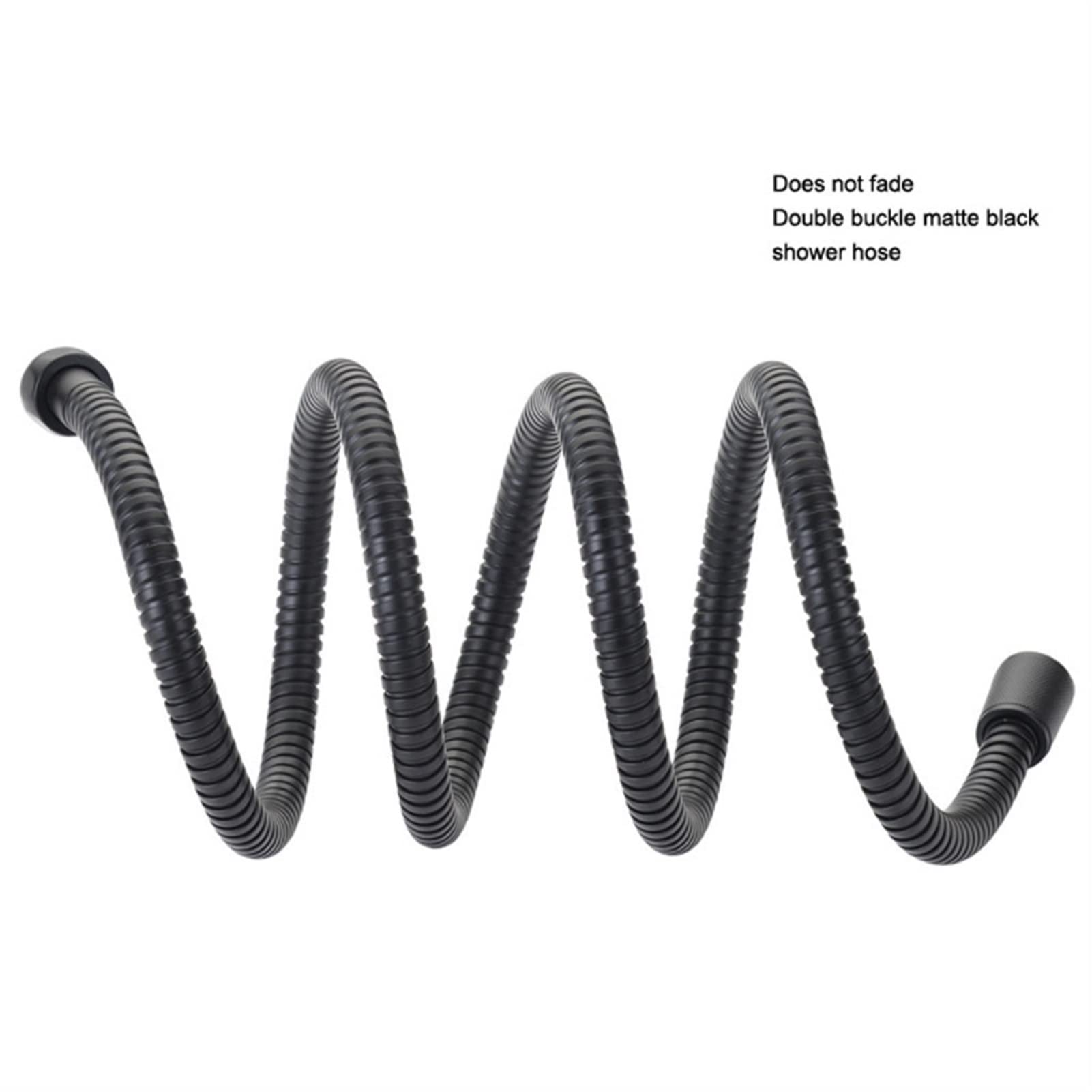 Metal Bathroom Hand Held Black Shower Head With Long Hose High Pressure Massage Hand Held Shower Head Kit shower head