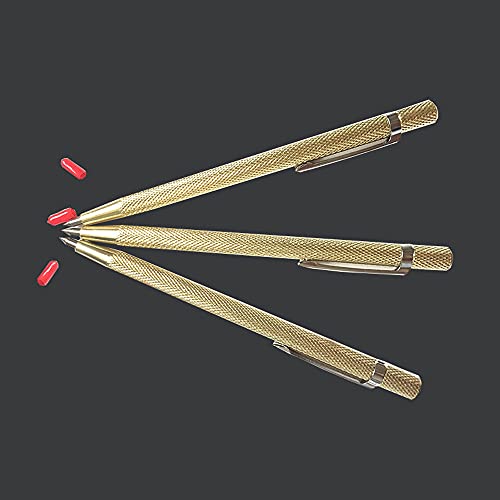 VebaCidi Scribe Tool, 2 Pieces Tungsten Carbide Tip Scriber, Engraved Pen for Tile/Glass/Wood/Ceramics/Metal/Gold/Welding