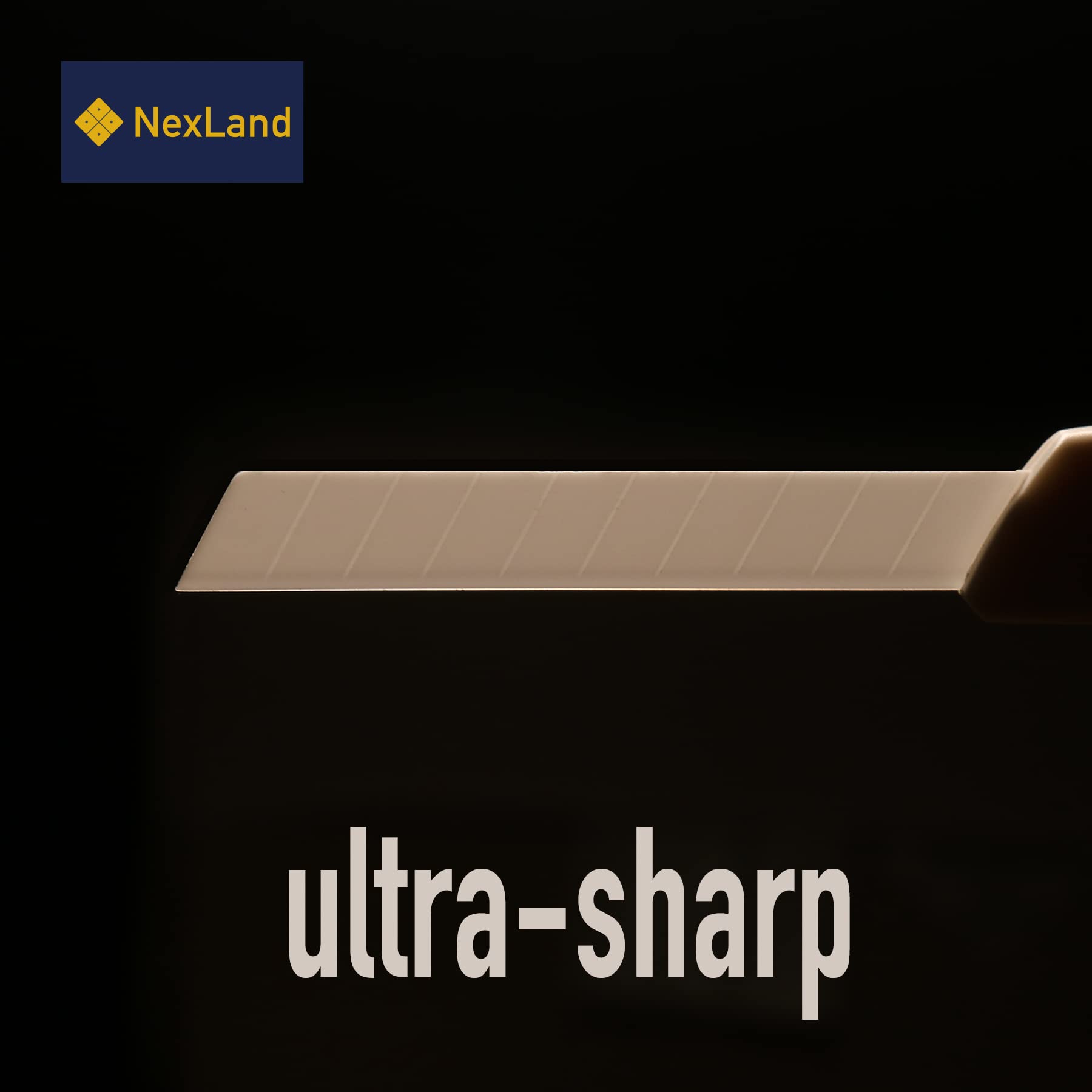NexLand Ceramic Blade UB1 Ultra-Sharp Utility Blades 9mm 60 degree Snap-Off Utility Knife Replacement 3pcs