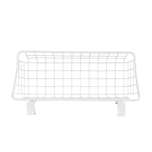 Spectrum Diversified Grid Storage Basket, Small, White