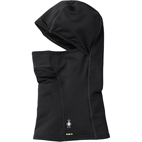 Smartwool Merino Sport Fleece Hinged Balaclava | Merino Wool Ski Face Mask For Men and Women, Black, One Size