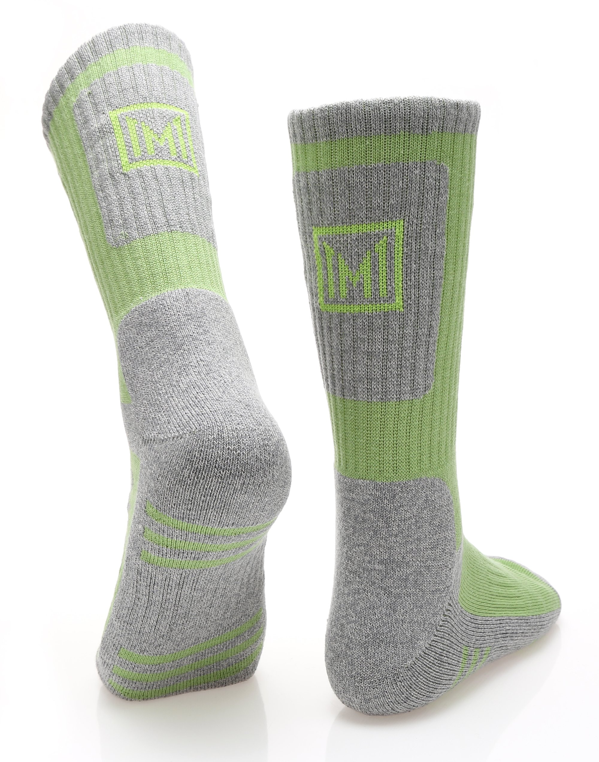 MIRMARU Women's 5 Pairs Multi Performance Outdoor Sports Hiking Trekking Crew Socks (M213FM)