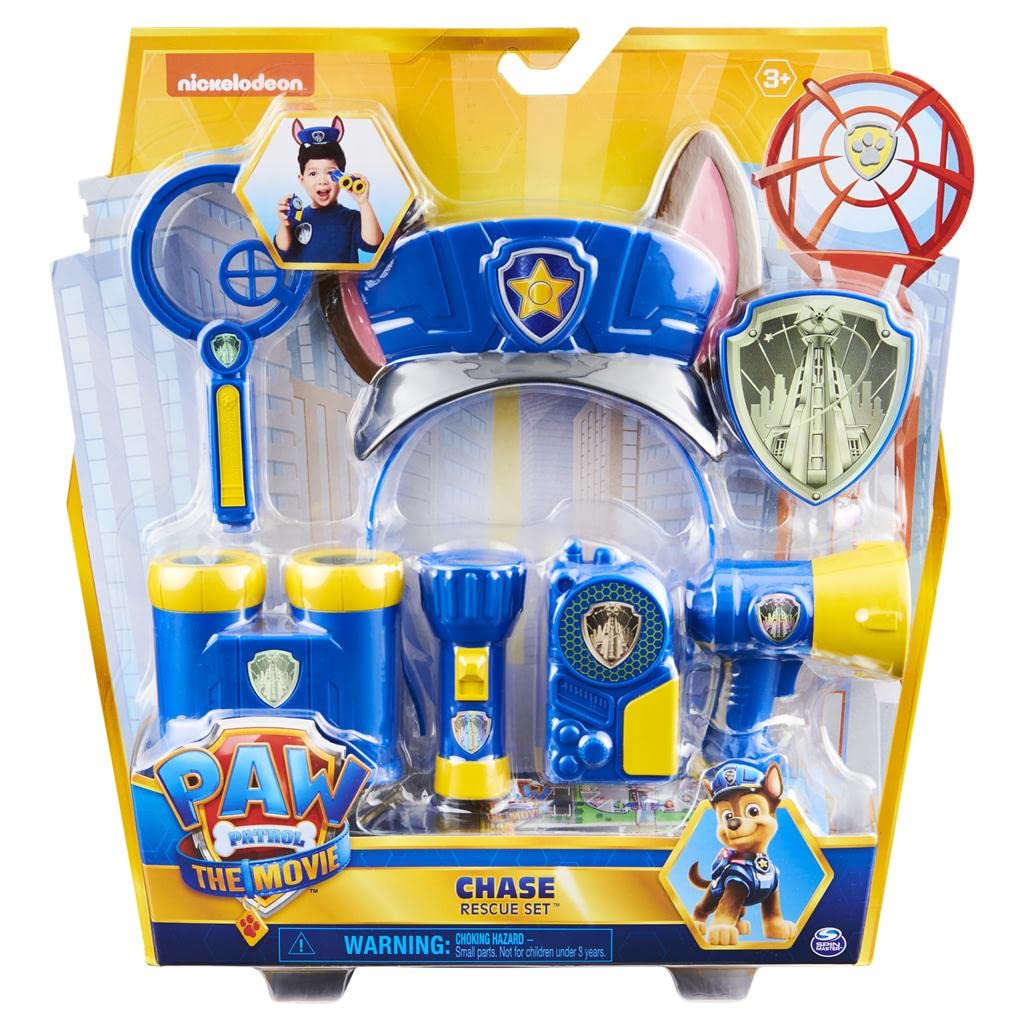 Spin Master 6061913 Paw Patrol The Movie Chase's Rescue Role Play Set