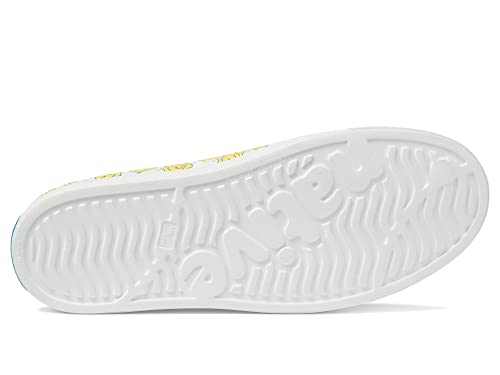 Native Shoes Unisex Jefferson Sugarlite Print Shell White/Shell White/Raincoat Sunsmile Men's 6, Women's 8 Medium
