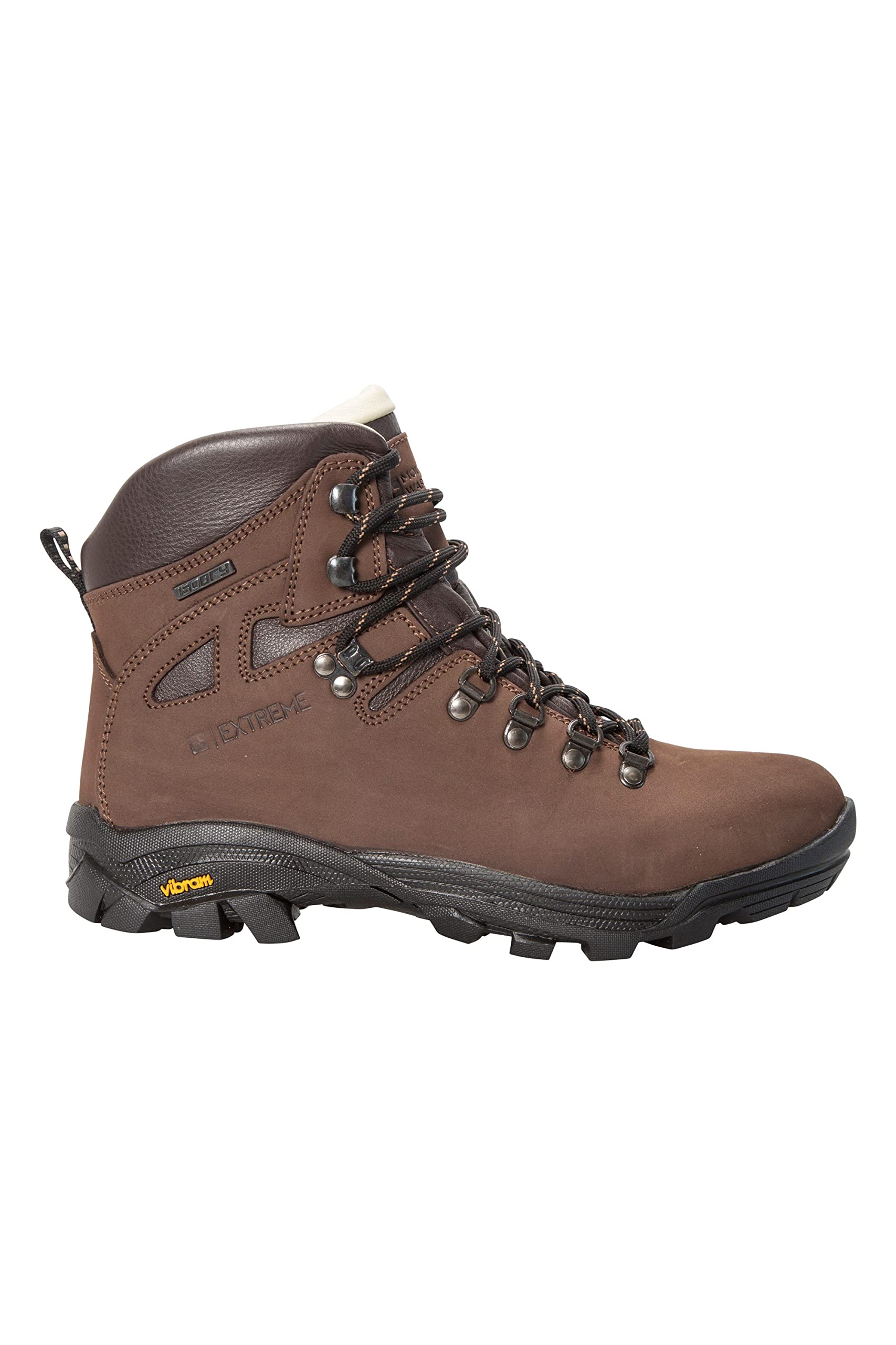 Mountain Warehouse Excalibur Womens Hiking Boots -Vibram Walking Shoe Brown Womens Shoe Size 8 US
