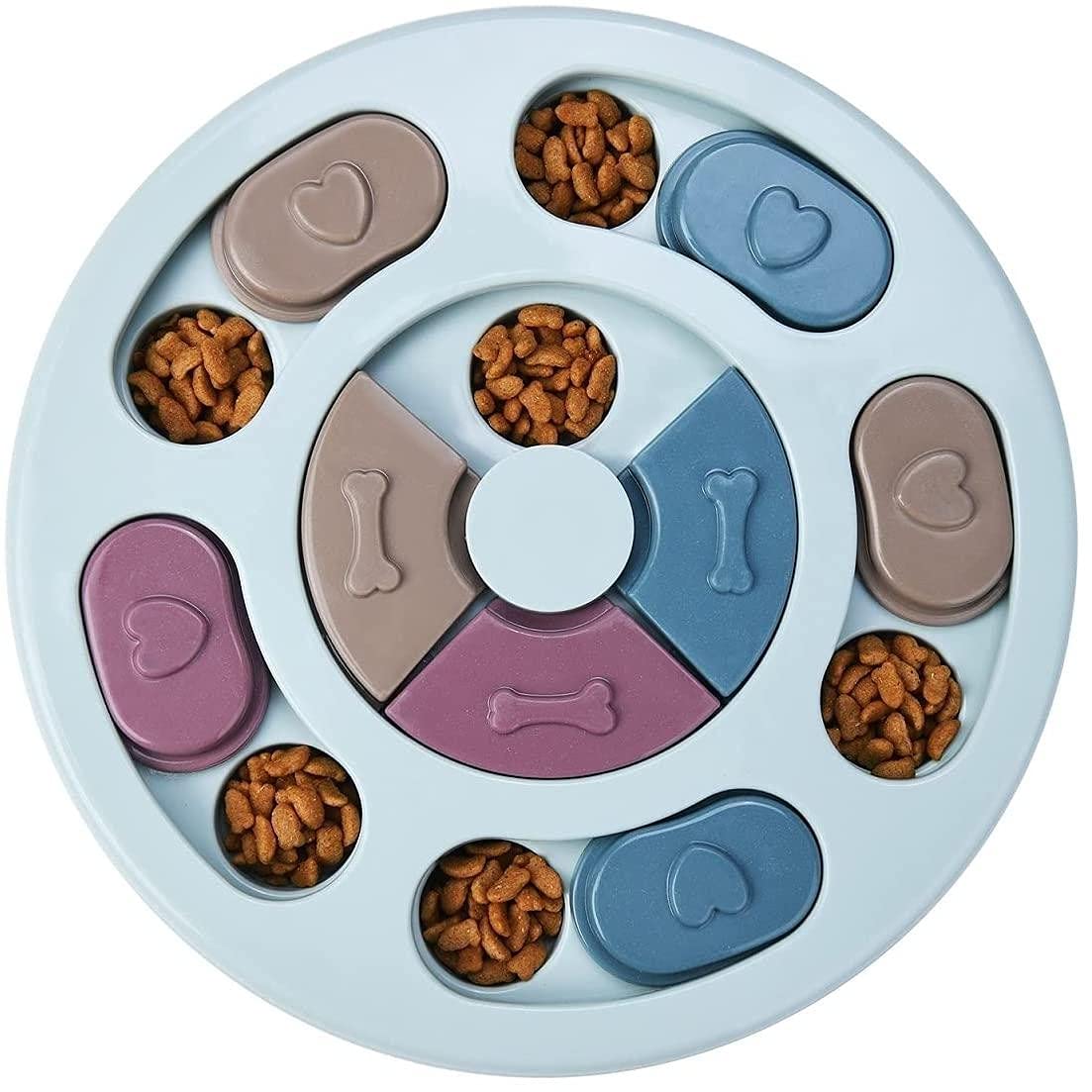 PetHse Dog Puzzle Toys, Interactive Training Toy Box, Slow Feeder Food Dispenser for Pets, Feeder Toys for IQ Training & Mental Enrichment