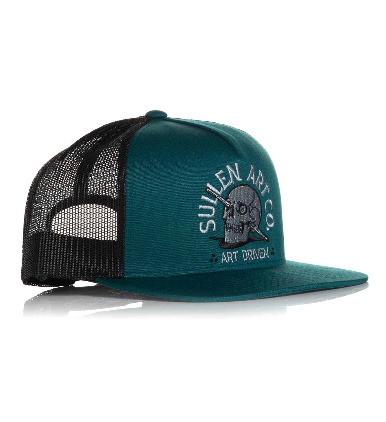 Sullen Run Through Snapback Tattoo Lifestyle Hat (Teal/Black)