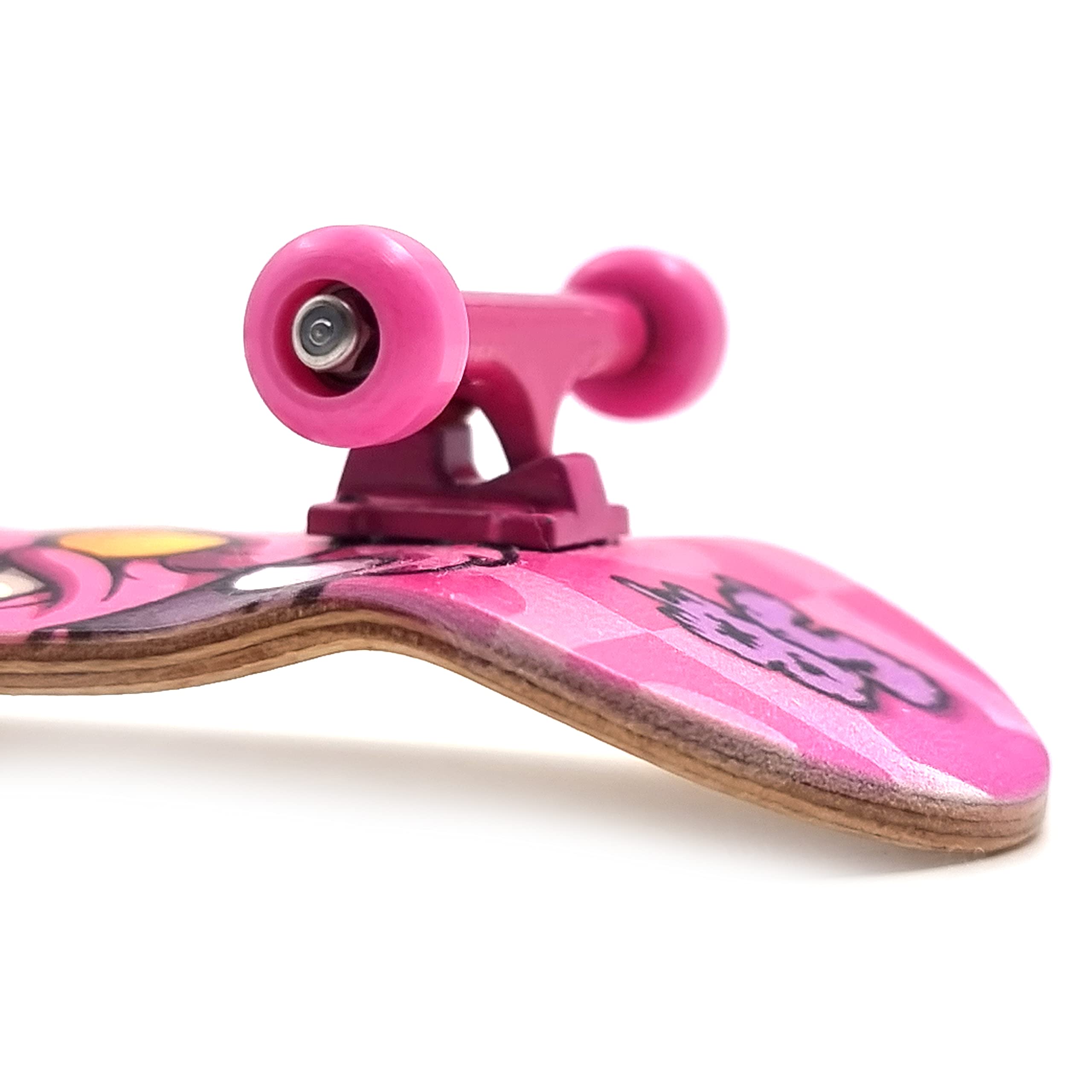 SPITBOARDS Fingerboard Bearing Wheels, CNC Polyurethane, Set of 4 Wheels, Finger Skate Wheels, Wheels (red)