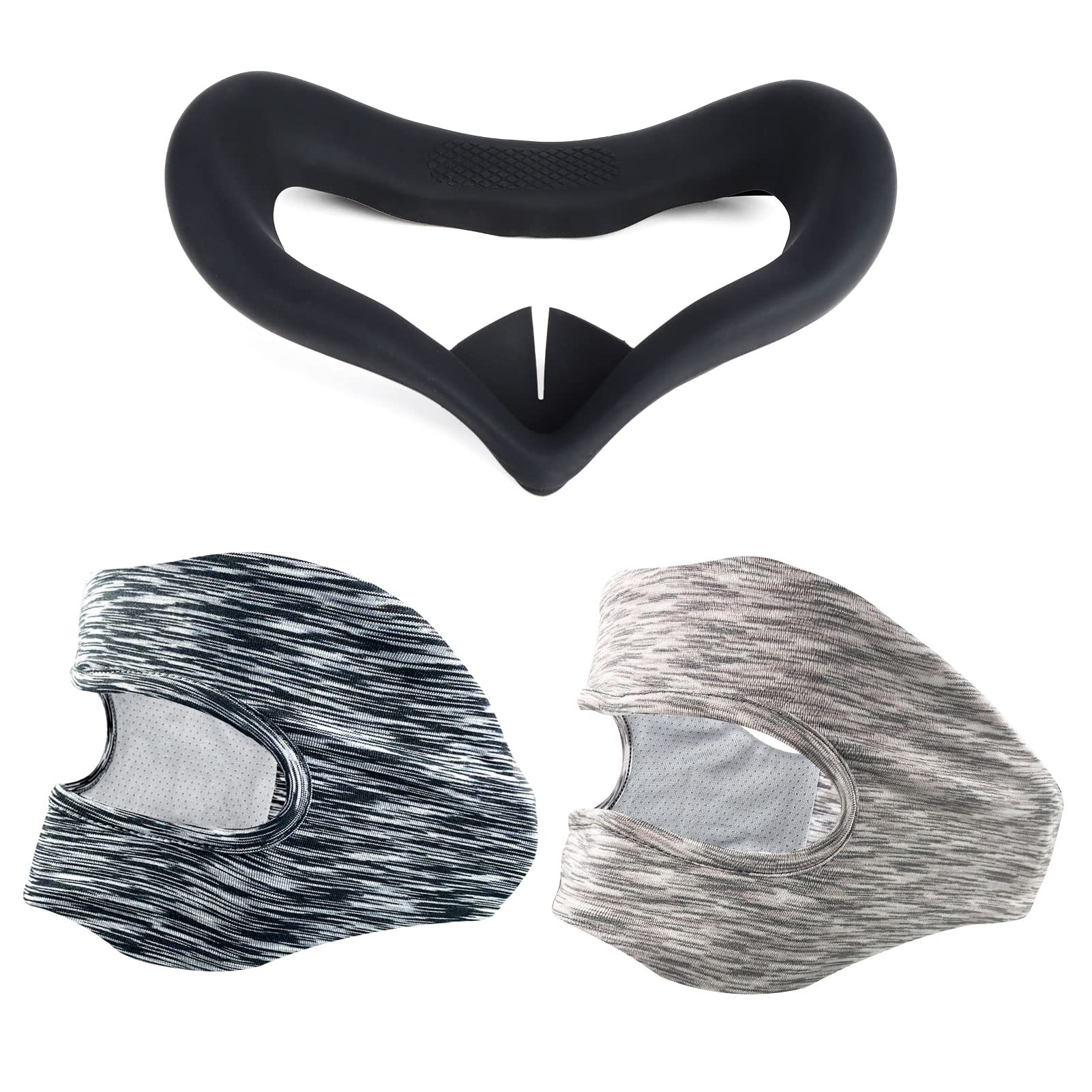 WISHDREAM Oculus Quest 2 Face Cover + Oculus Quest 2 Sweat Guard, VR Face Cushion+VR Sweat Band for Oculus Quest 2 VR, Quest 2 Accessories