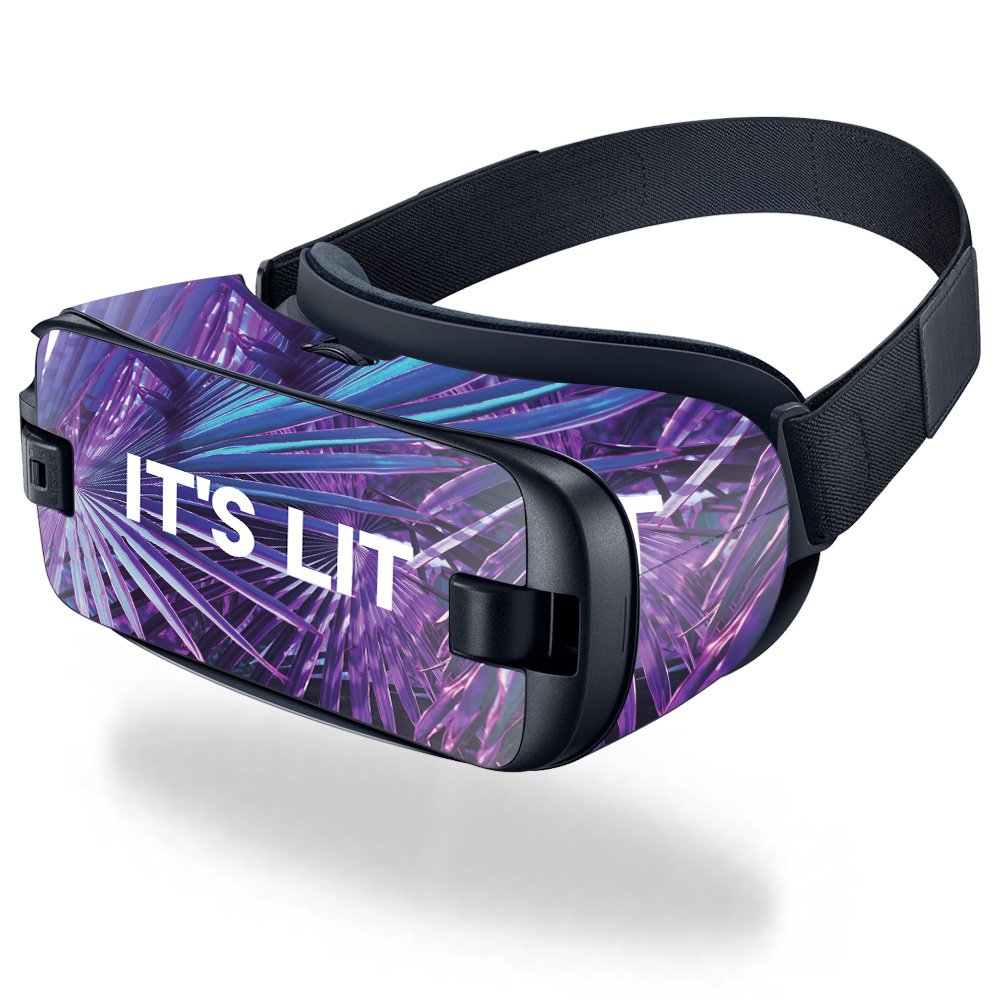 MightySkins Skin Compatible with Samsung Gear VR (2016) â Its Lit | Protective, Durable, and Unique Vinyl Decal wrap Cover | Easy to Apply, Remove, and Change Styles | Made in The USA