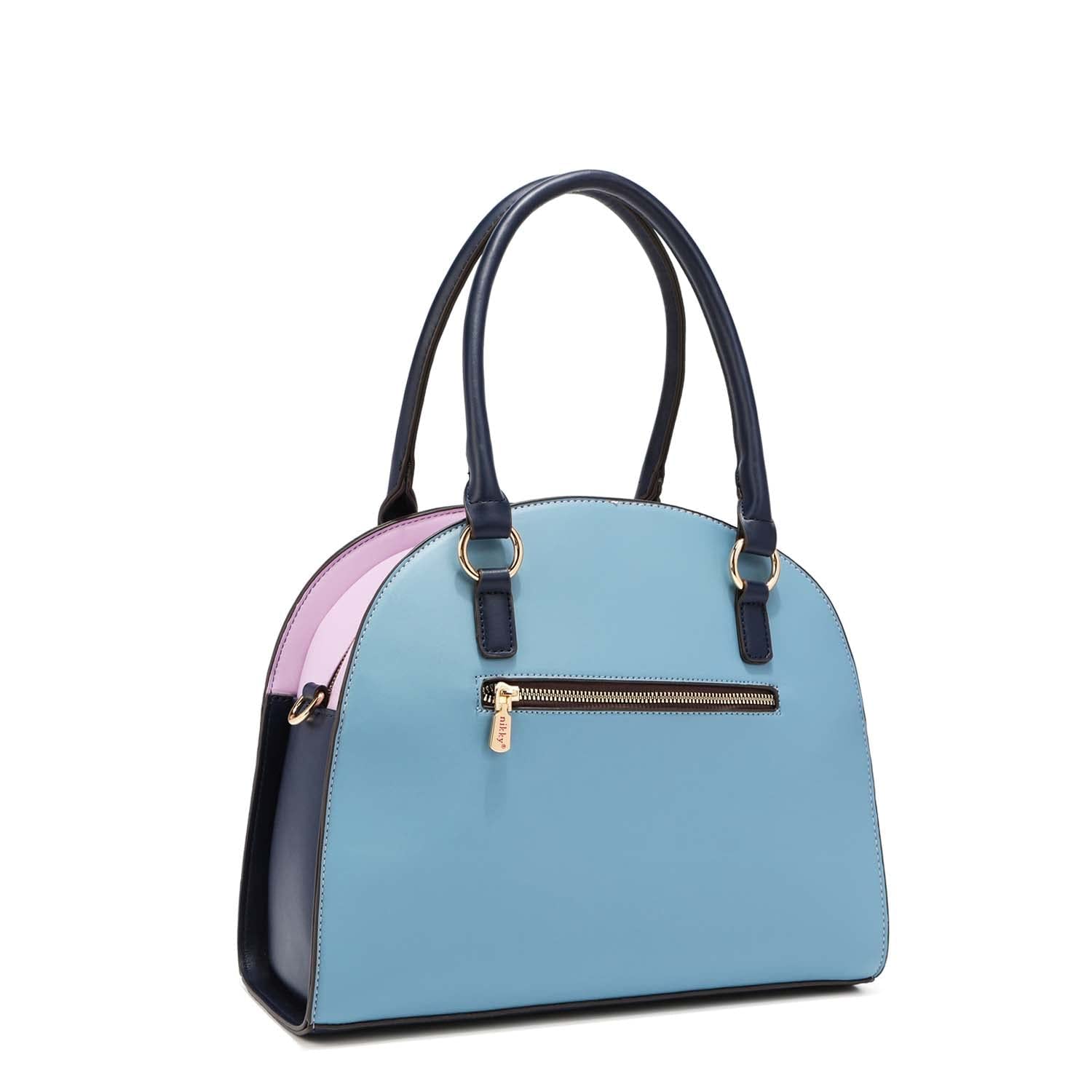 Nicole Lee LOVELY CLARA 3 PIECE SET (DOME SATCHEL, CROSSBODY, POUCH)
