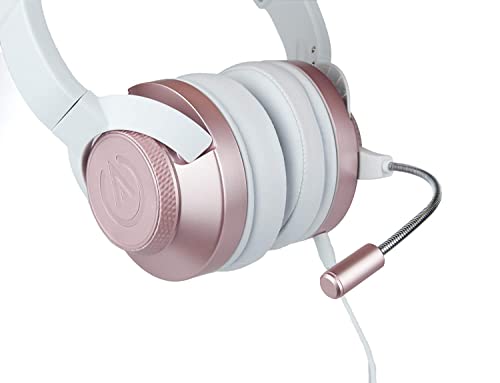 PowerA Fusion Wired Stereo Gaming Headset with Mic for PlayStation 4, Xbox One, X, Xbox One S, Xbox 360, Nintendo Switch, PC, Mac, VR, Android, and iOS - Rose Gold - Not Machine Specific