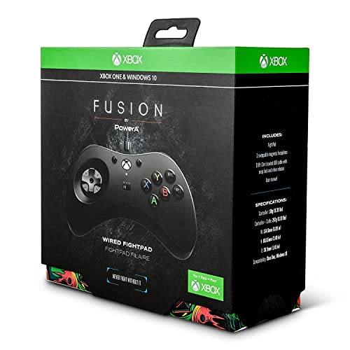 PowerA FUSION Wired Fightpad for Xbox One, console, Fighting Game, Gamepad, game controller, officially licensed