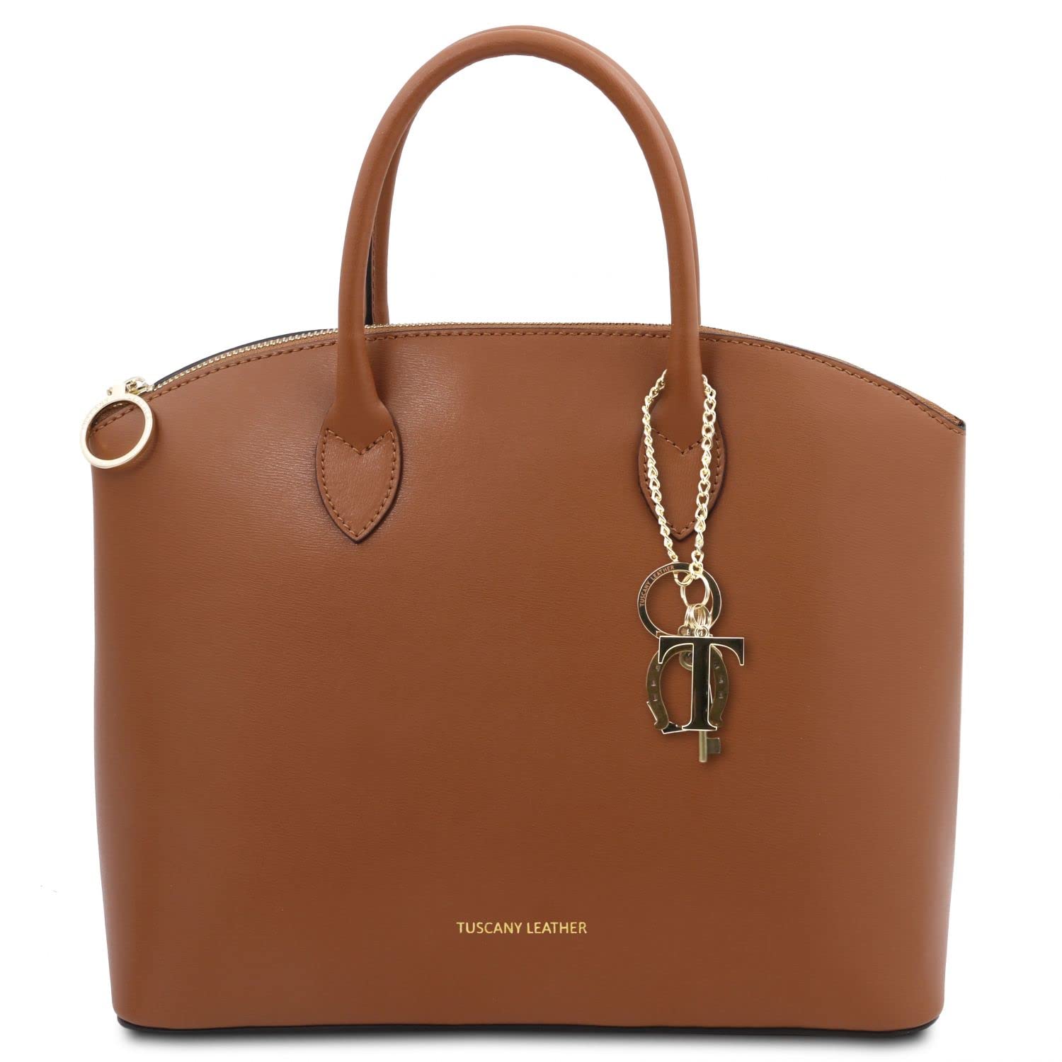 Tuscany Leather TL KeyLuck - Leather tote - TL142212 (COGNAC)