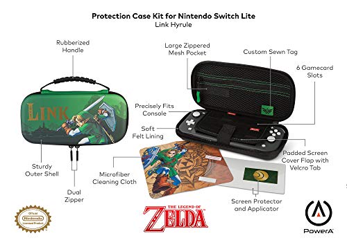 PowerA Protection Kit for Nintendo Switch Lite -The Legend of Zelda: Link Hyrule