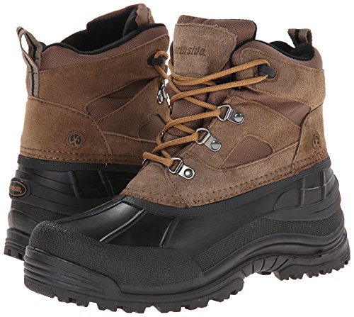 Northside Men's Tundra Snow Boot, Bark, 8 M US