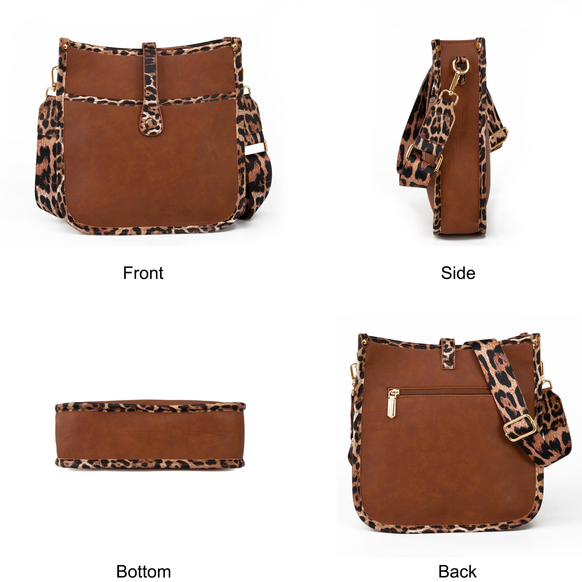Montana West Crossbody Bag for Women Trendy Purses and Handbags Hobo Bags with 2 Adjustable Guitar Strap MWC-177LP
