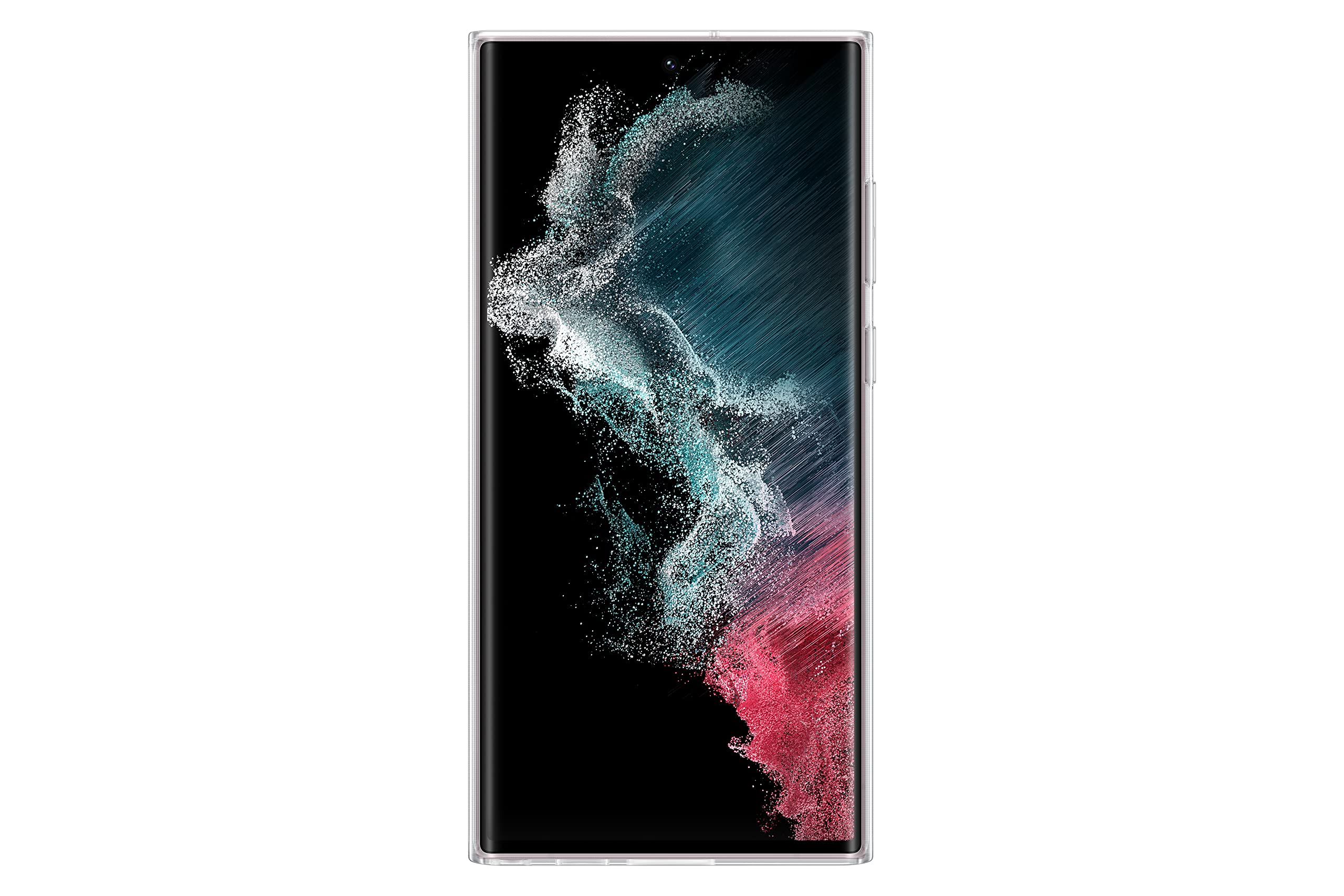 Samsung Electronics Galaxy S22 Ultra Clear Standing Cover, Protective Phone Case, Corner TPU Bumpers, PC Back Protection, Adjustable Viewing Angle, US Version, Transparent, (EF-JS908CTEGUS)