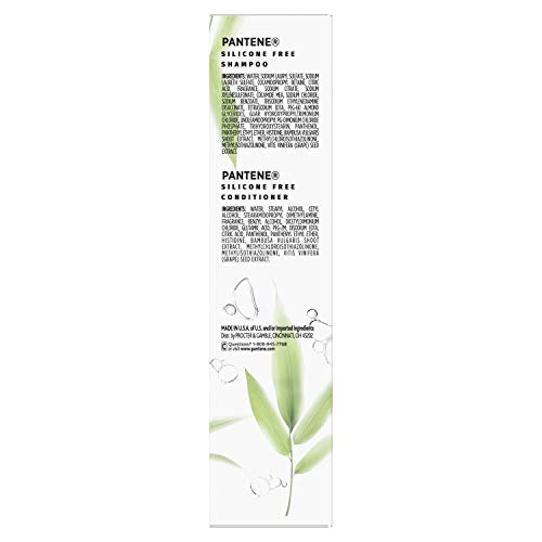 Pantene Nutrient Blends Hair Volume Multiplier with Bamboo Shampoo and Conditioner Dual Pack For Fine Hair