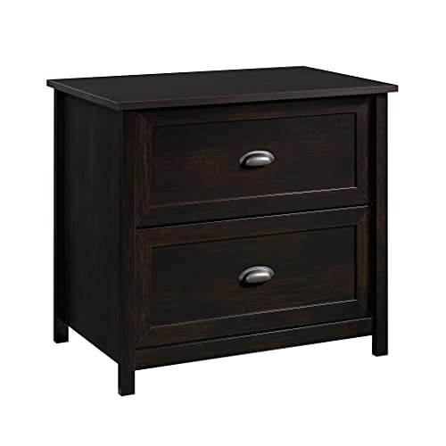 Sauder County Line Lateral File, L: 33.39" x W: 21.97" x H: 30.04", Estate Black Finish