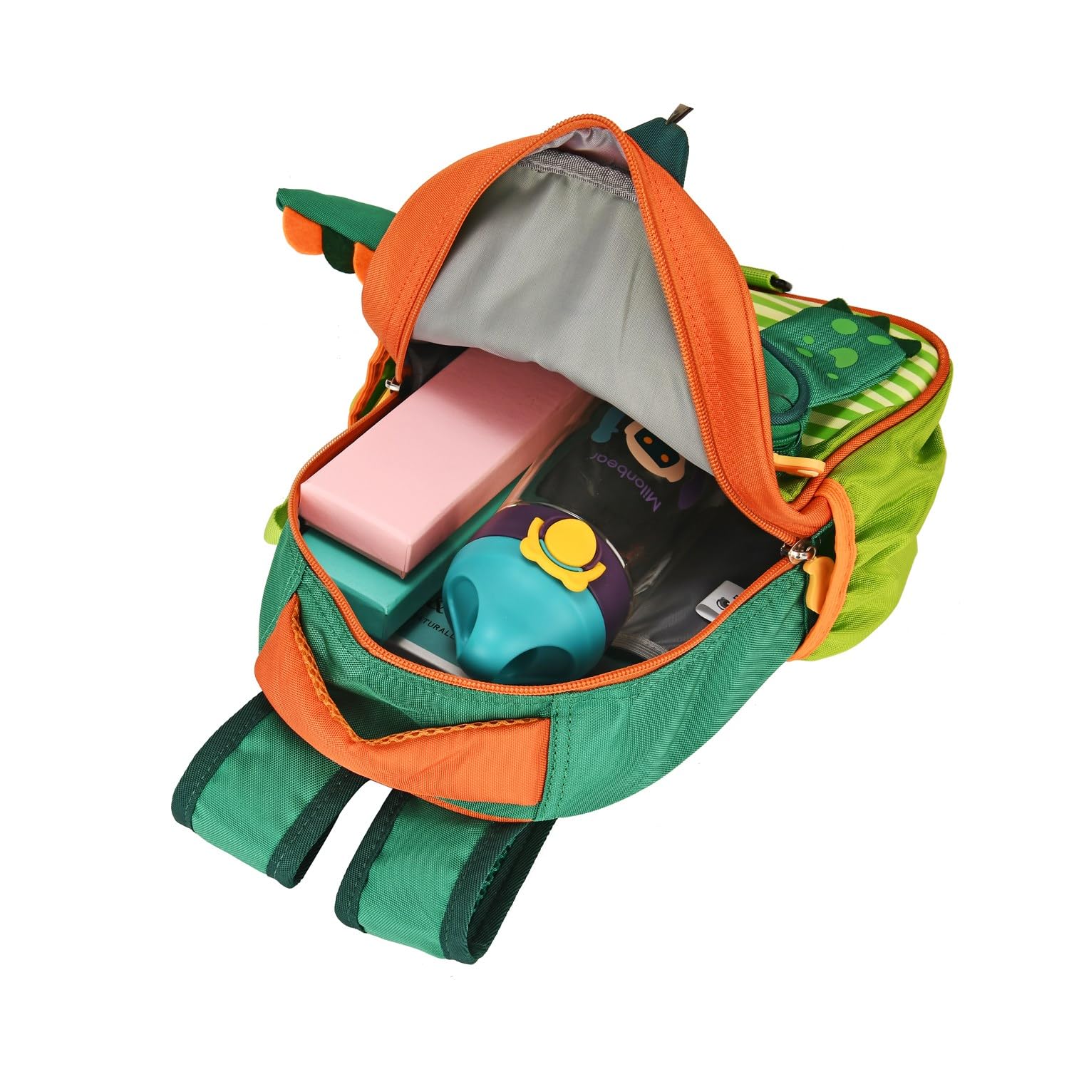 ONGLYP Toddler Backpack for Girls and Boys Ages 2-5,Waterproof Preschool Backpack for Kids,Cute Children Kindergarten Bookbag (Dinosaur, Toddler Backpack(Ages 2-5))