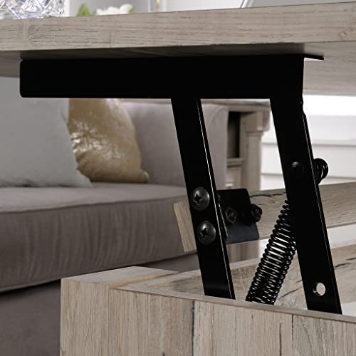 Sauder Palladia Lift-top Coffee Table, L: 43.15" x W: 21.65" x H: 19.61", Split Oak Finish