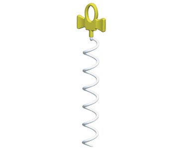 Metal Tent Stake Twisted 0.125