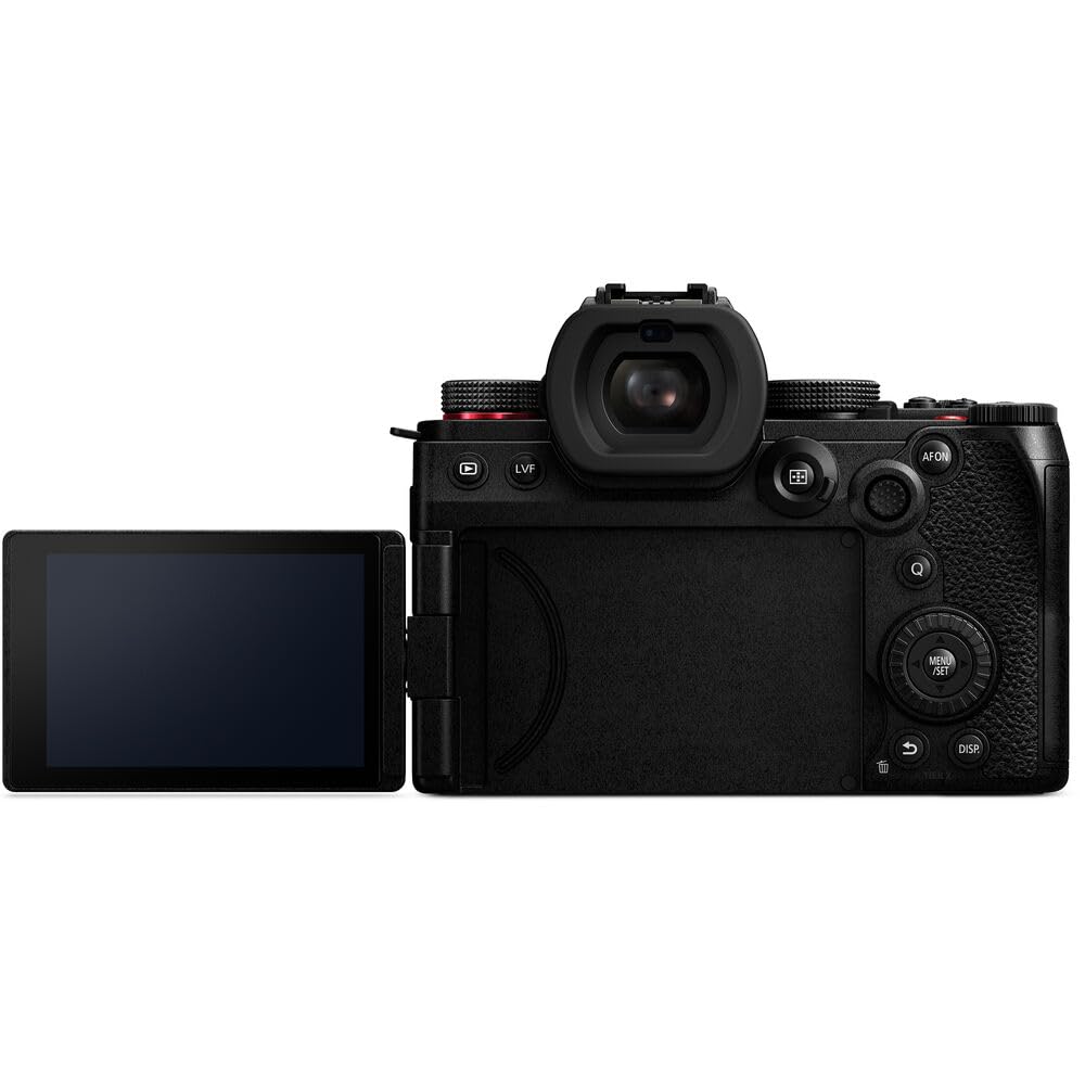 Panasonic Lumix S5 II Mirrorless Camera (DC-S5M2BODY) + 64GB Memory Card + Corel Photo Software + DMW-BLK22 Battery + Charger + Card Reader + Case + Flex Tripod + Cleaning Kit + More
