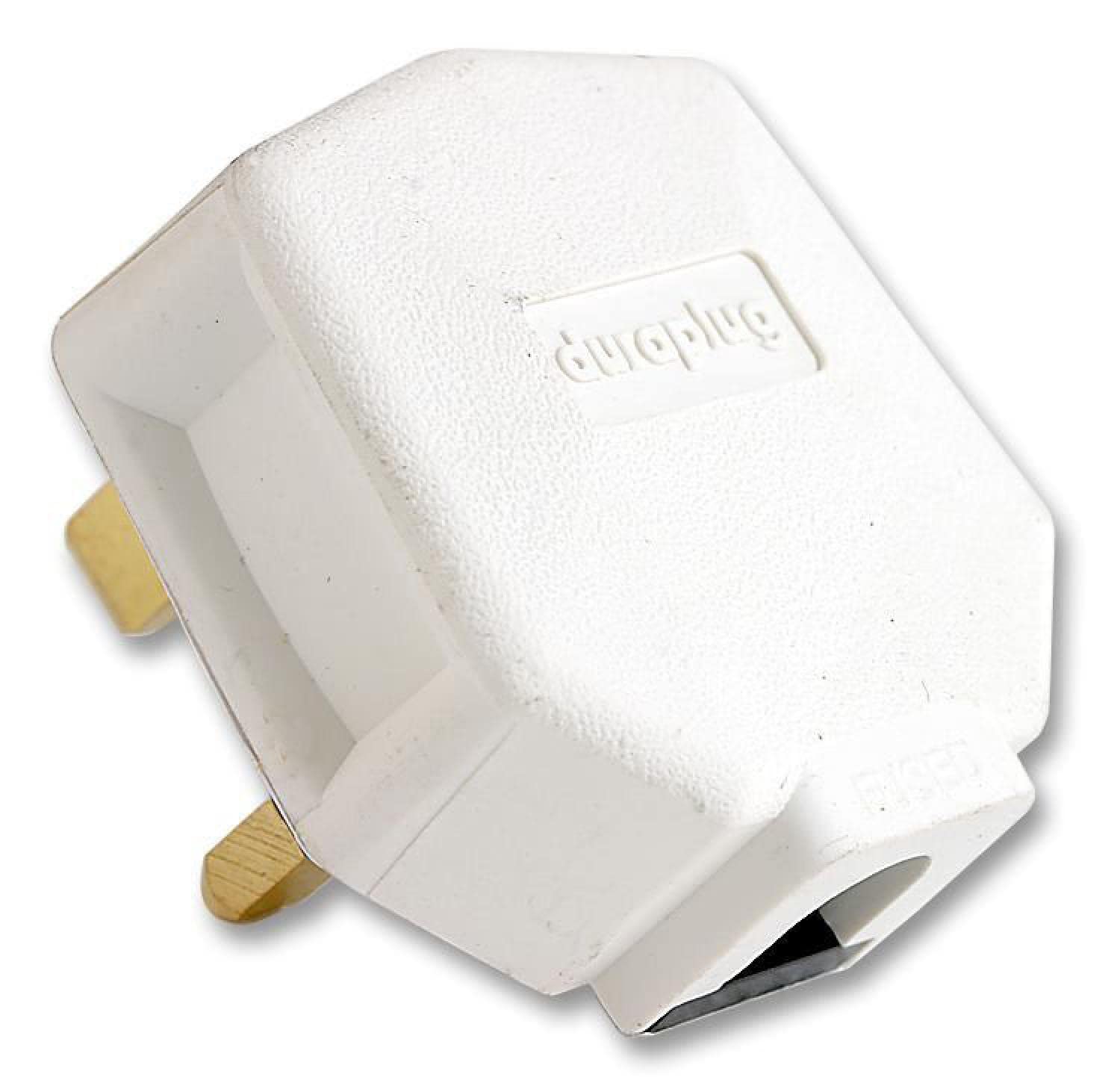MK (ELECTRIC) - Duraplug 13A Fused Rubber UK Mains Plug - White