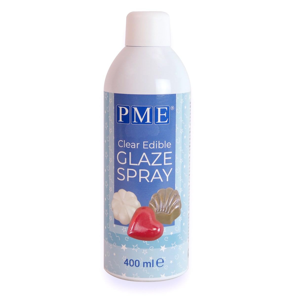 PME Clear Edible Glaze Spray - Tall Can Transparent 13.53 Fl Oz (Pack of 1)