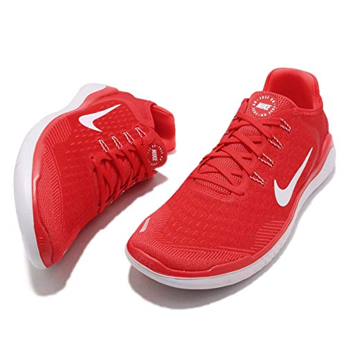 Nike Men's Free RN 2018, Speed RED/VAST Grey, 10.5 M US
