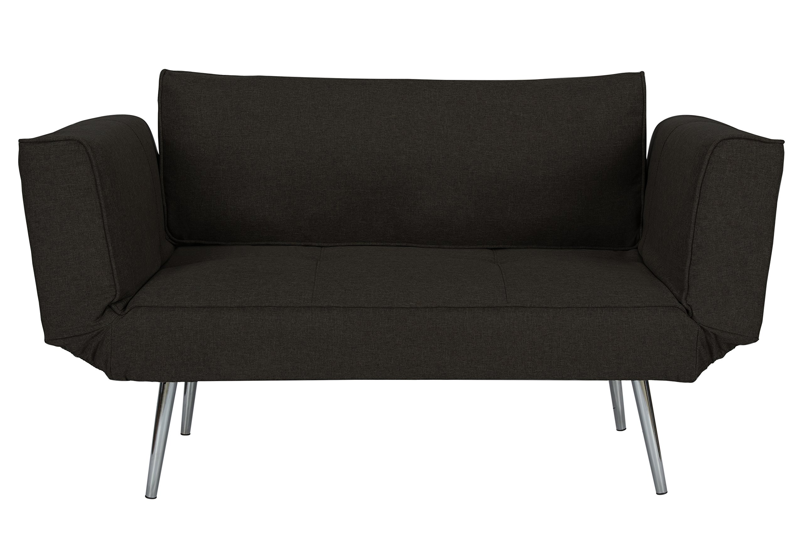 Novogratz Leyla Loveseat, Black