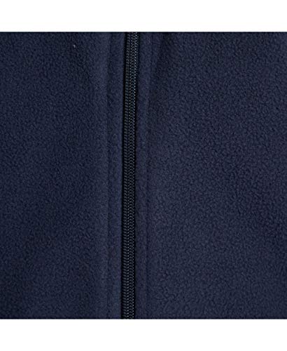 Nautica Men's Full-Zip Mock Neck Fleece Sweatshirt, Navy, X-Large