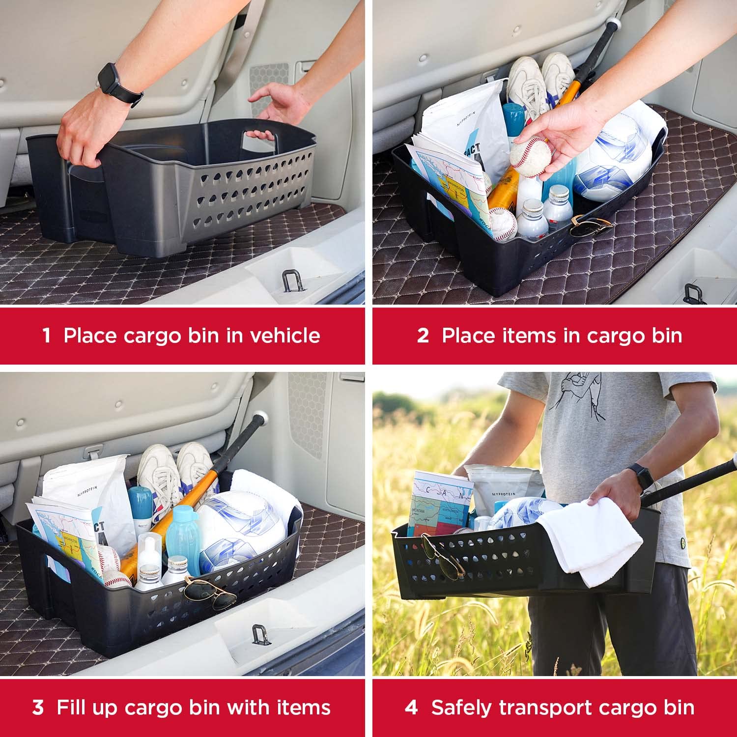 Rubbermaid Double Cargo Bin