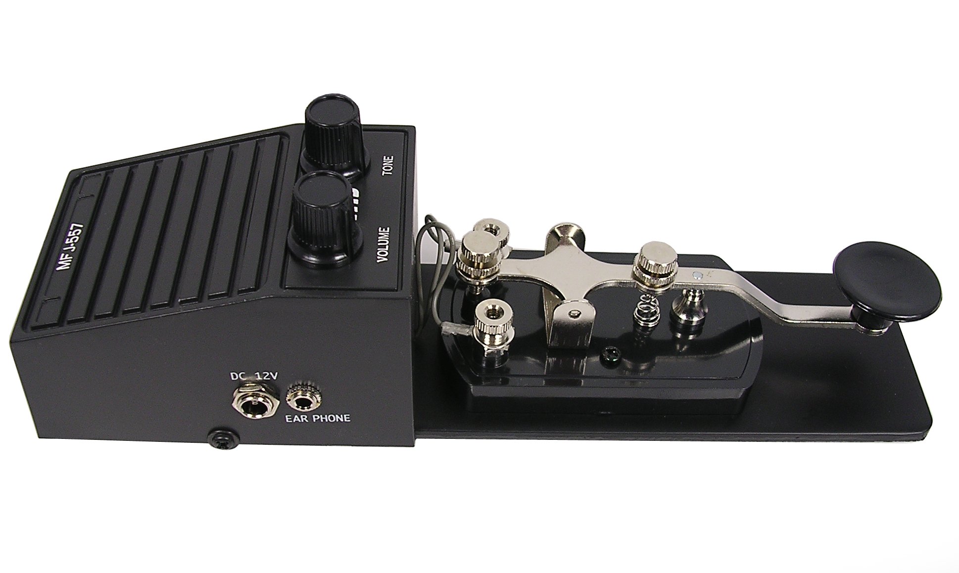 MFJ Enterprises Original MFJ-557 Deluxe Morse Code Practice Oscillator Straight Key w/Volume Control