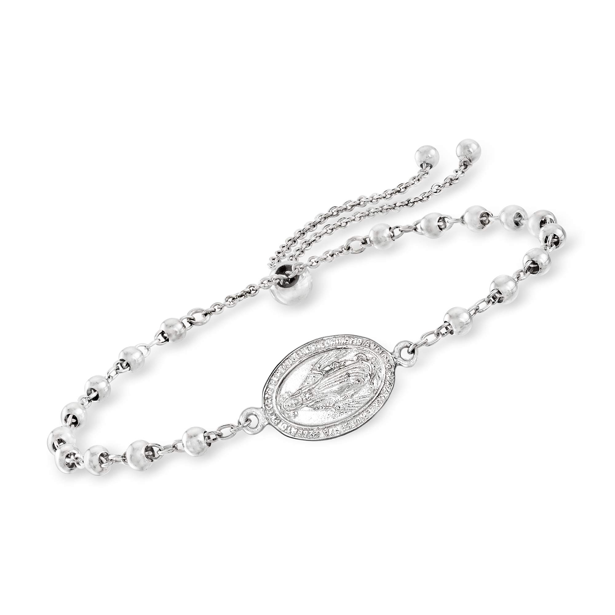 Ross-Simons Sterling Silver Jewelry Set: 2 Religious Symbol Bolo Bracelets