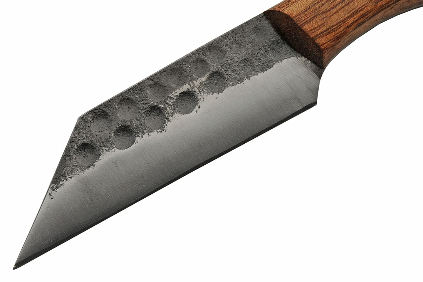 Szco Supplies 9.5β Full Tang Wood Handle Seax Blade Hunting Knife with Sheath, Brown (HS-4442)