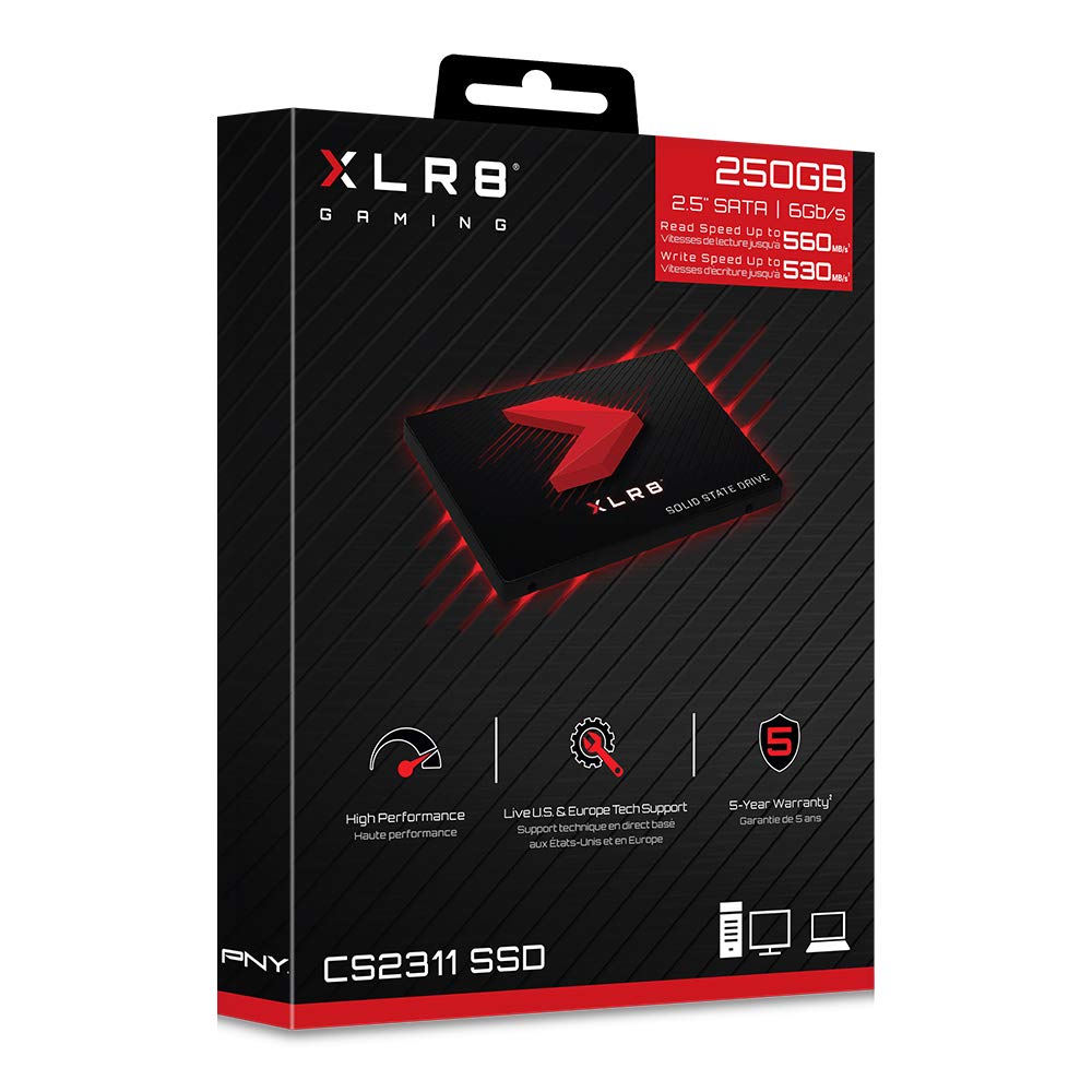 PNY XLR8 CS2311 250GB 2.5 inch SATA III Internal Solid State Drive (SSD)