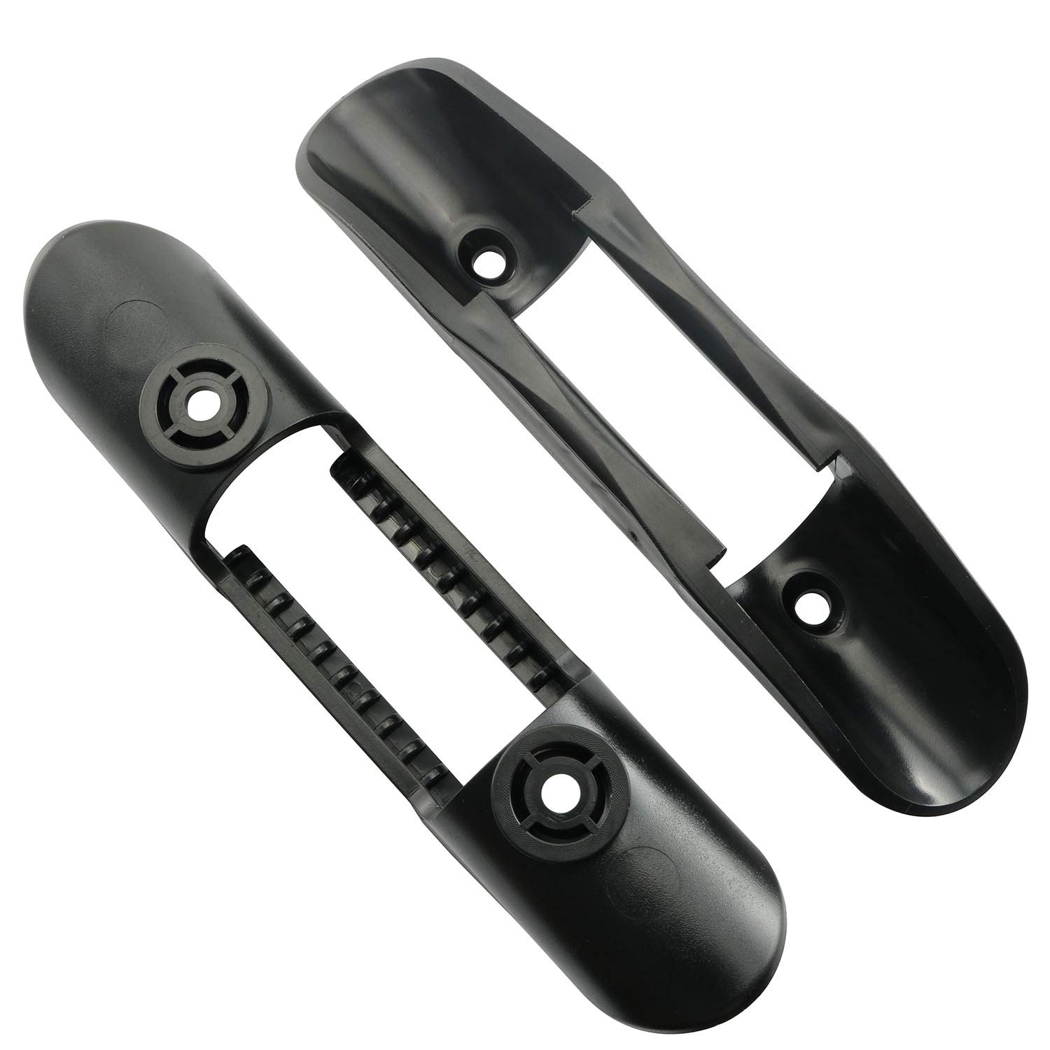 PSCCO 2pcs Kayak Paddle Clip Canoe Deck Mounted Oars Clips with Screws Strong Durable Paddle Holder Replacement Accessories
