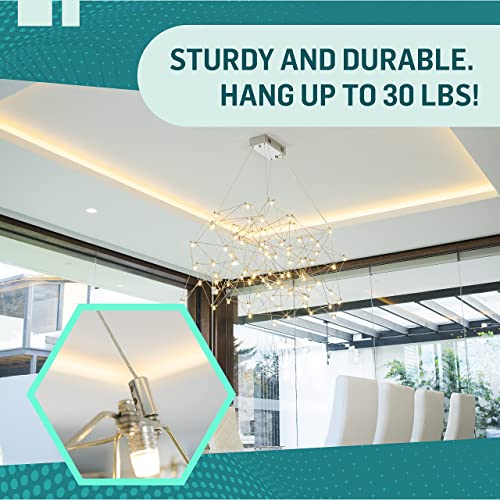 SENBACH 100Ft Picture Hanging Wire for Photos, Picture Wire for Mirrors, Clock, Art Work Support & Hanging up to 30lbs