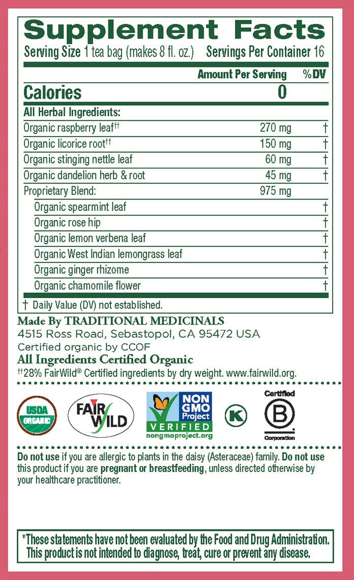 Traditional Medicinal Healthy Cycle Formerly Female Toner Tea