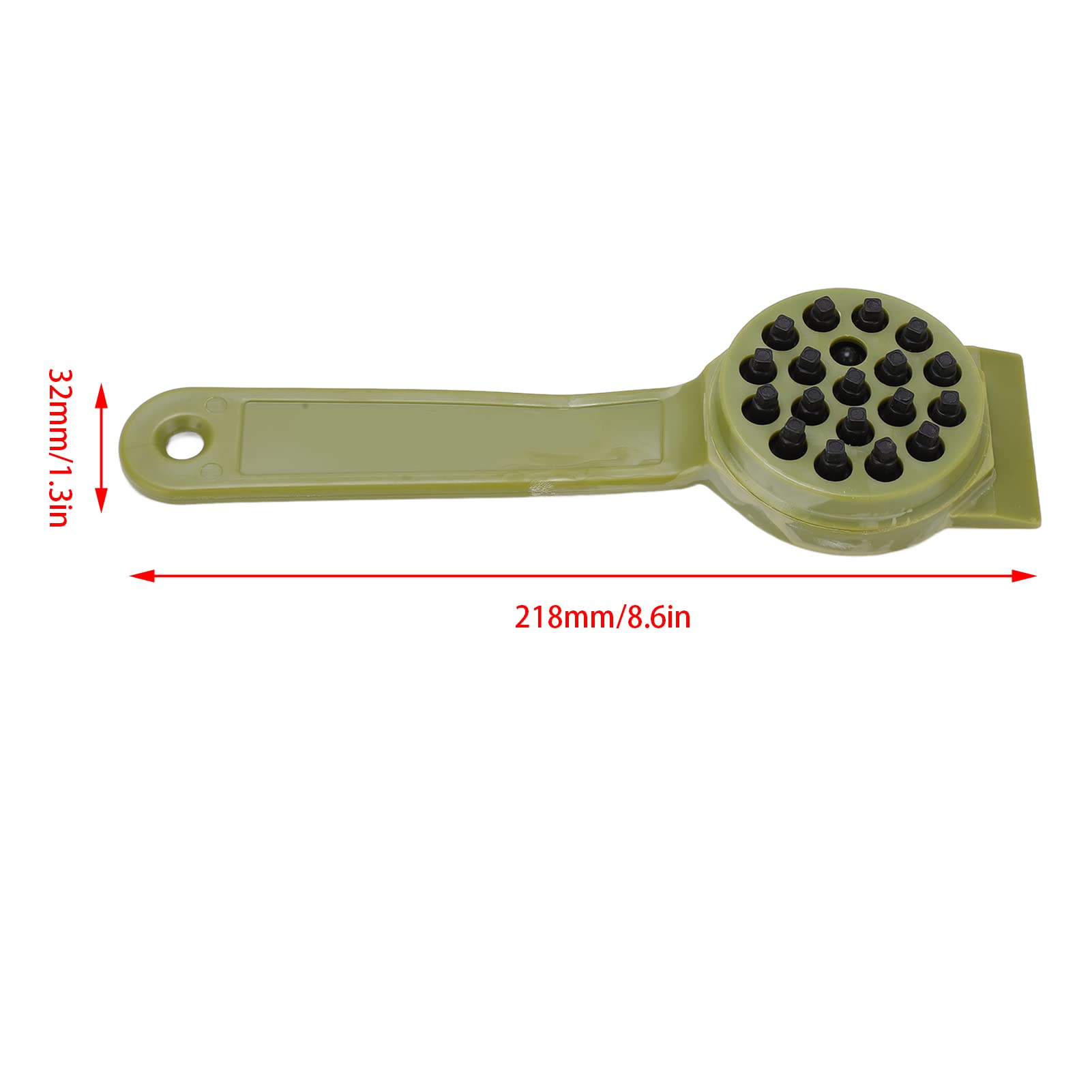 Shanrya Fish Remover, Plastic Fishing Scale Scraper Easy to Wash for Fishing for Outdoor