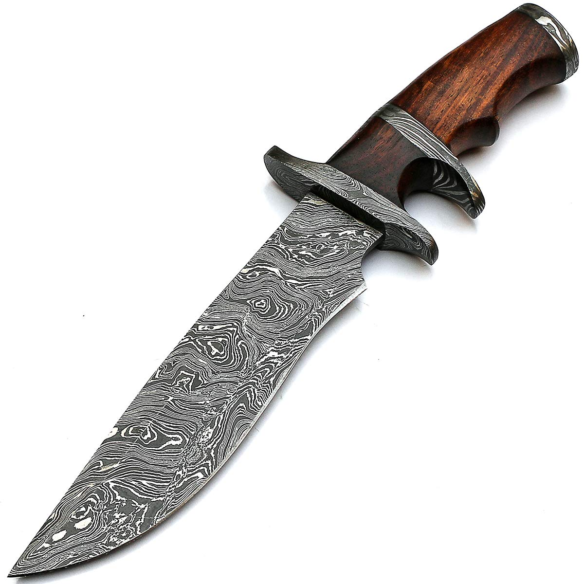 PAL 2000 KNIVES STNG Sub Hilt Handmade Damascus Steel Knife With Sheath 9273