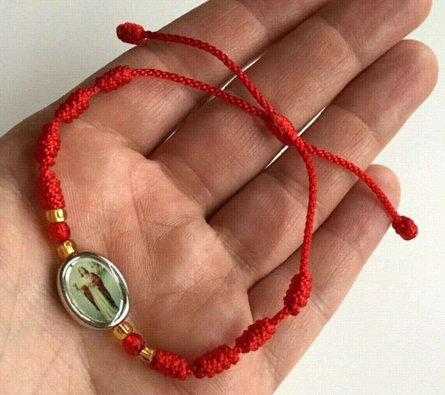 PUDXLRE SAINT BARBARA RED BRACELET for PROTECTION/PULSERA ROJO DE SANTA BARBARA PARA PROTECCION