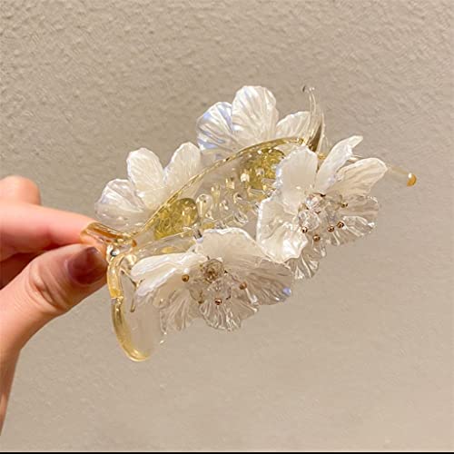 SMLJLQ Maruko Hair Clips Women's Romantic Women's Elegant Temperament Headwear Accessories (Color : A, Size : One size)